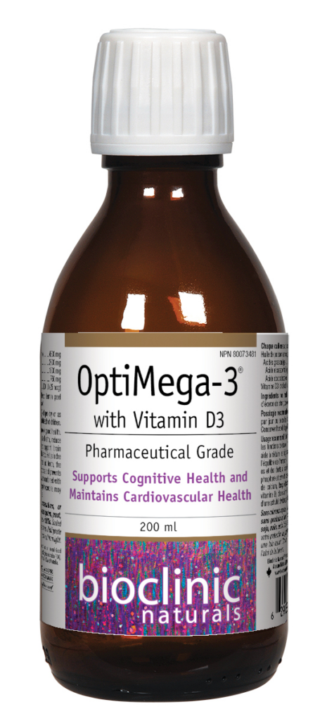 OptiMega-3® with Vitamin D3 - Bioclinic English Canada