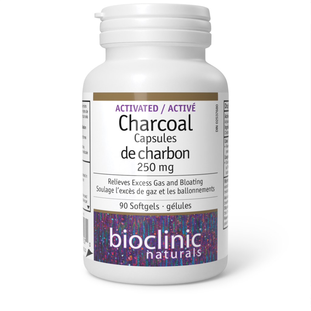 Activated Charcoal Capsules - Bioclinic English Canada